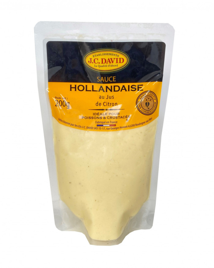 Sauce Hollandaise - JC DAVID - 200g | LA CRUSTACERIE.FR